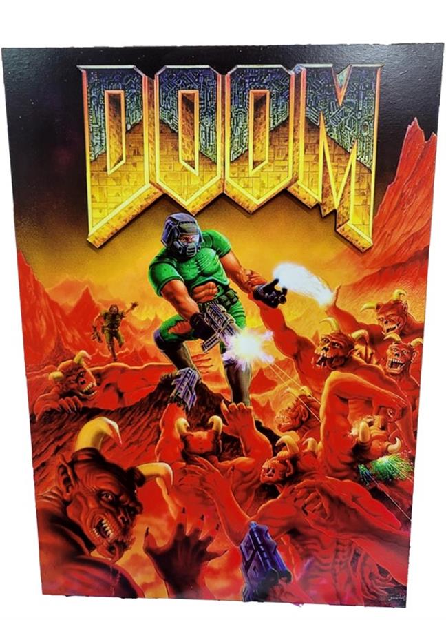 CUADRO CON RELIEVE DOOM